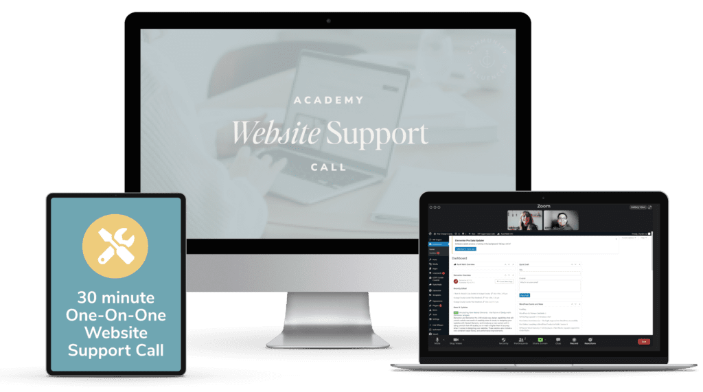 30 Minute Website Support Call - Community Influencer®